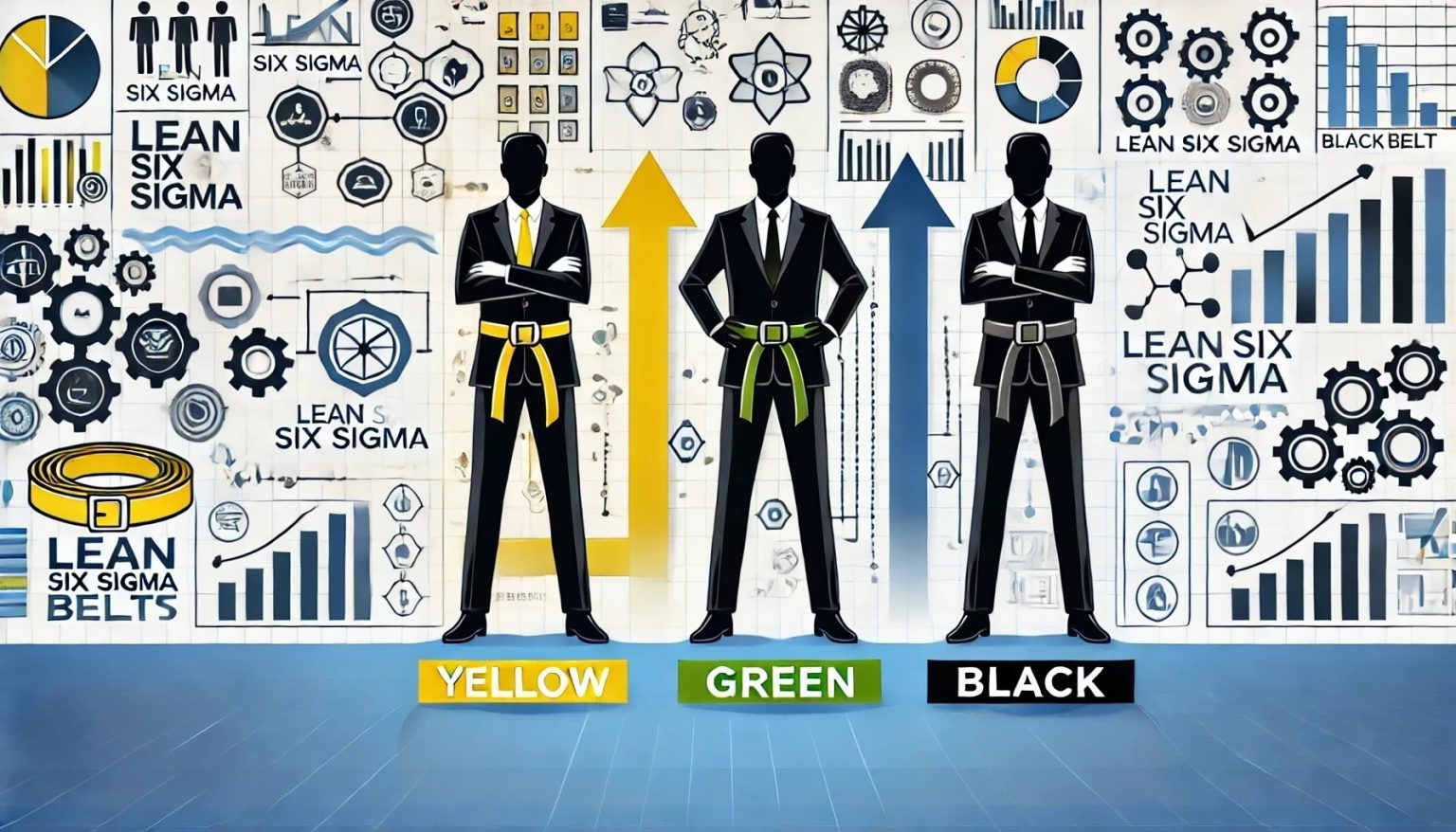 The Differences Between Lean Six Sigma Yellow, Green, and Black Belts ...